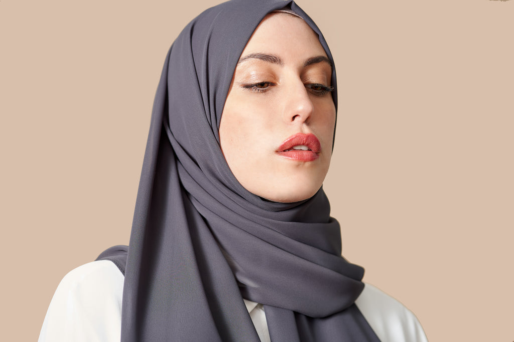 Hijab Graphite | Ayna Design – AYNA DESIGN